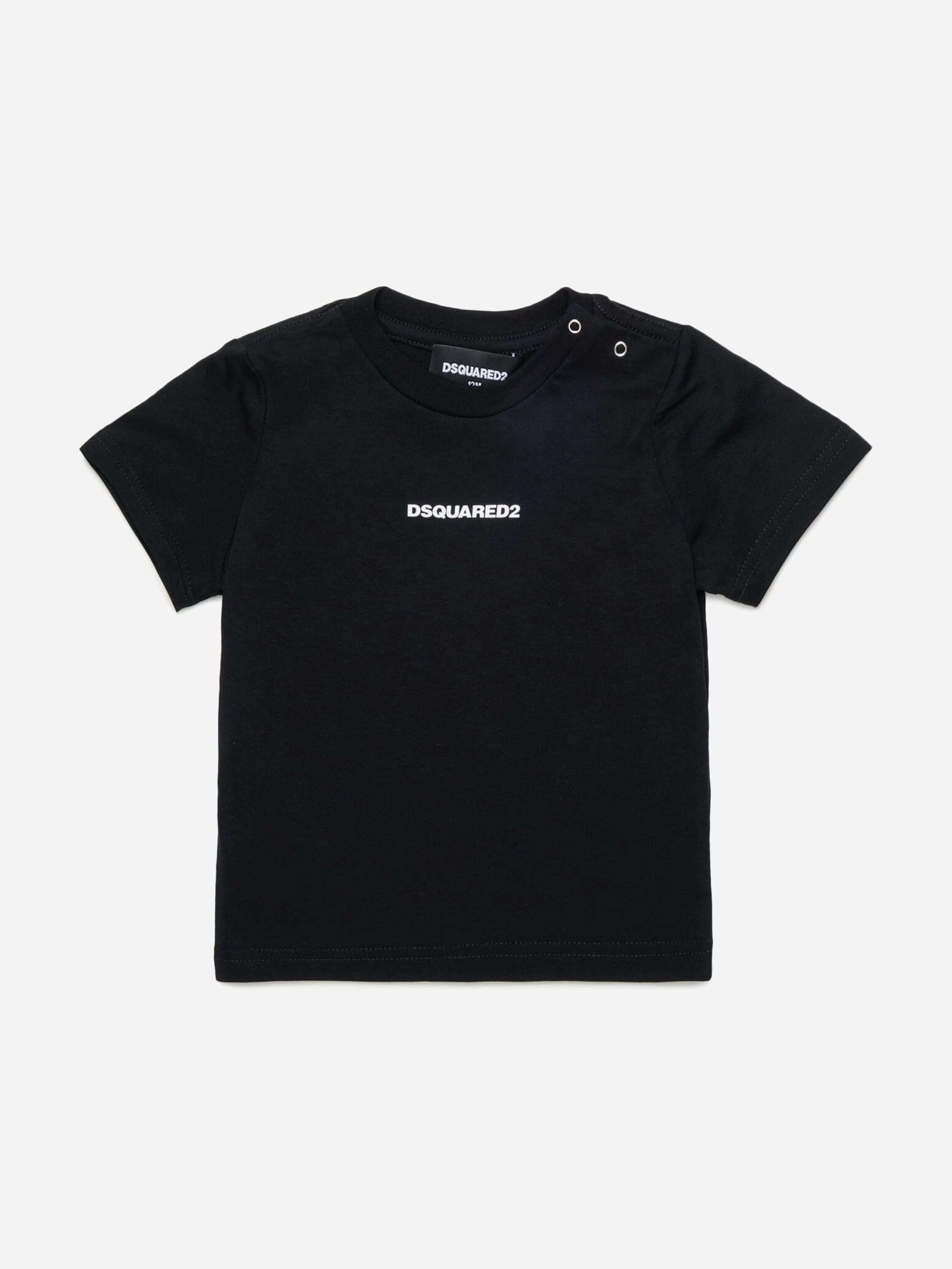 Dsquared2 Baby Logo T-Shirt in Black | Childsplay Clothing