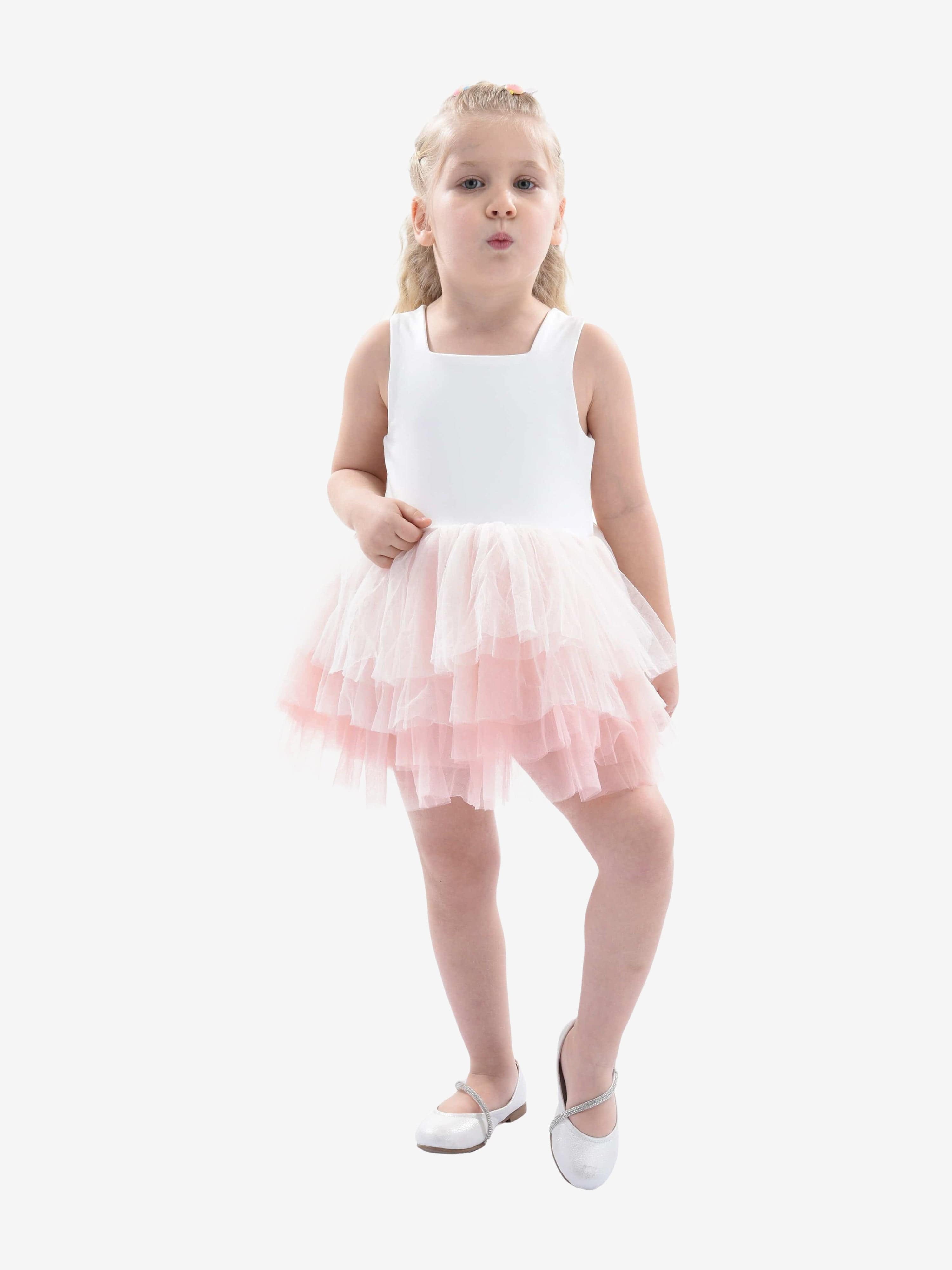 White Emma Tutu Dress | Childsplay Clothing