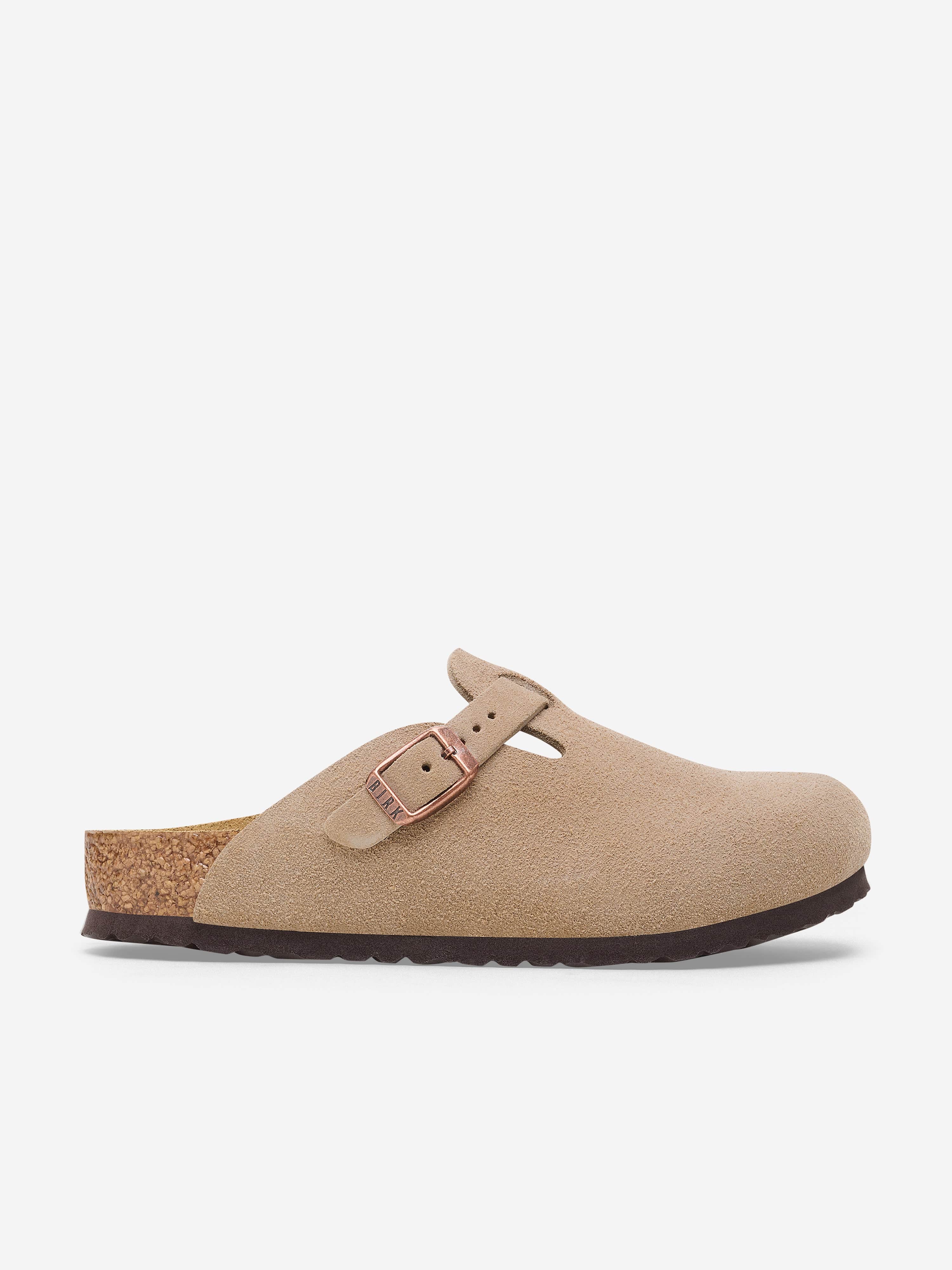 BIRKENSTOCK Kids Boston Clog Sandals in Beige | Childsplay Clothing