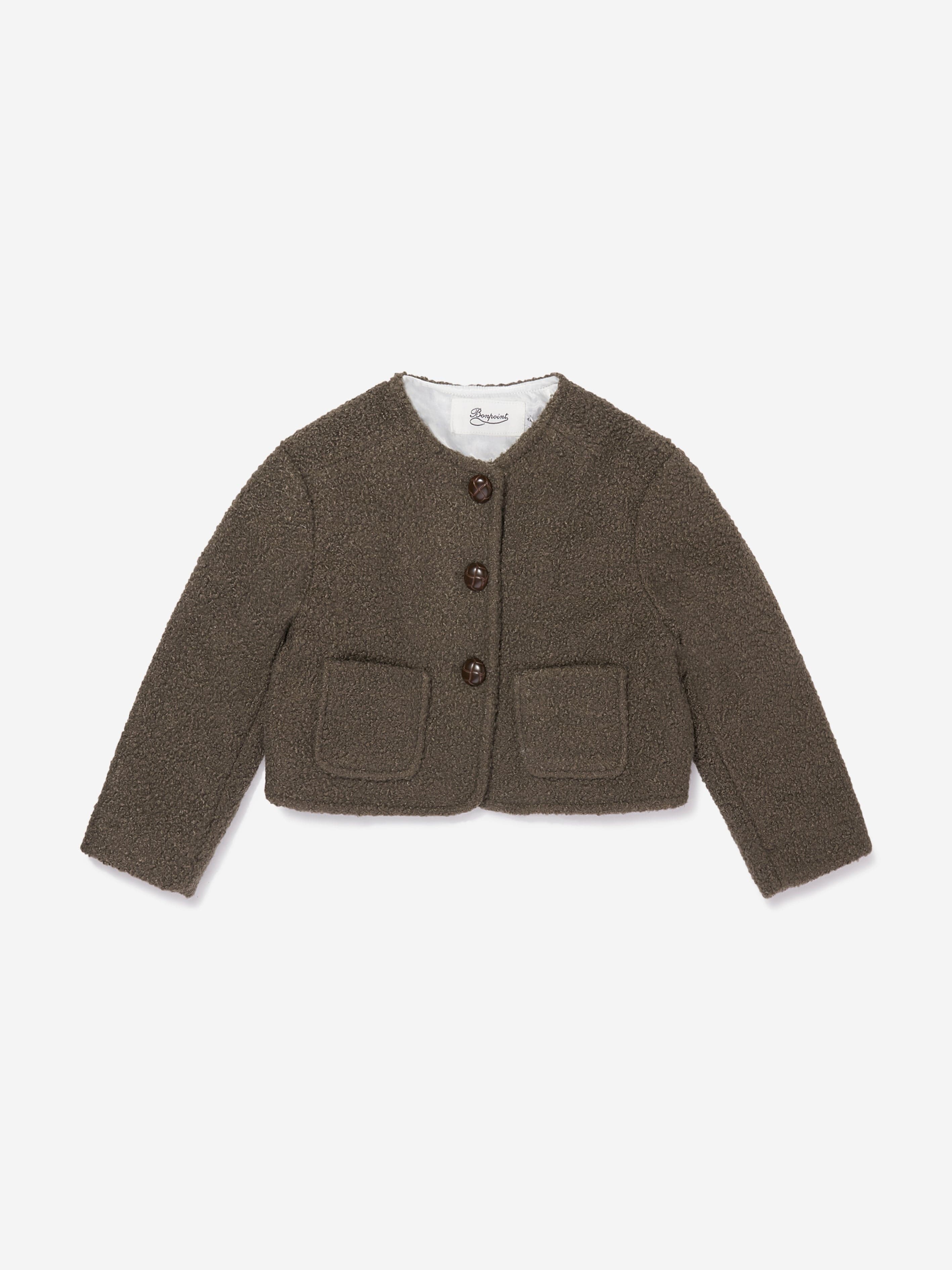 Girls Tabitha Jacket in Beige | Childsplay Clothing