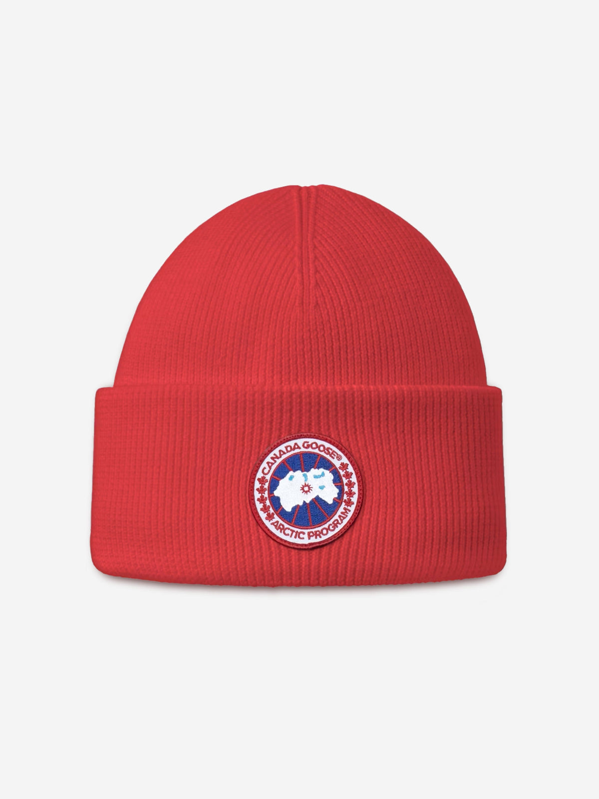 Canada Goose Kids Arctic Toque Beanie Hat in Red | Childsplay Clothing UK