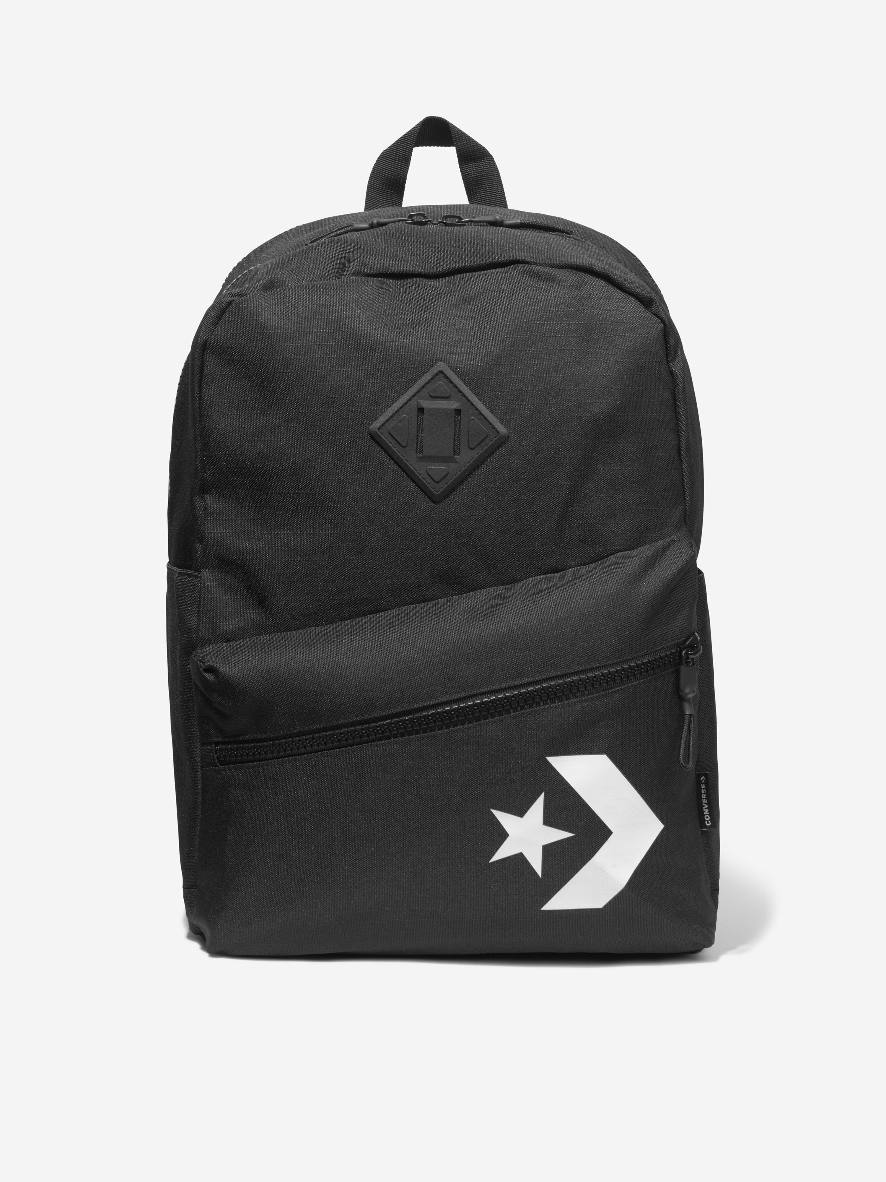 Converse Kids Star Chevron Backpack in Black (45cm) | Childsplay Clothing