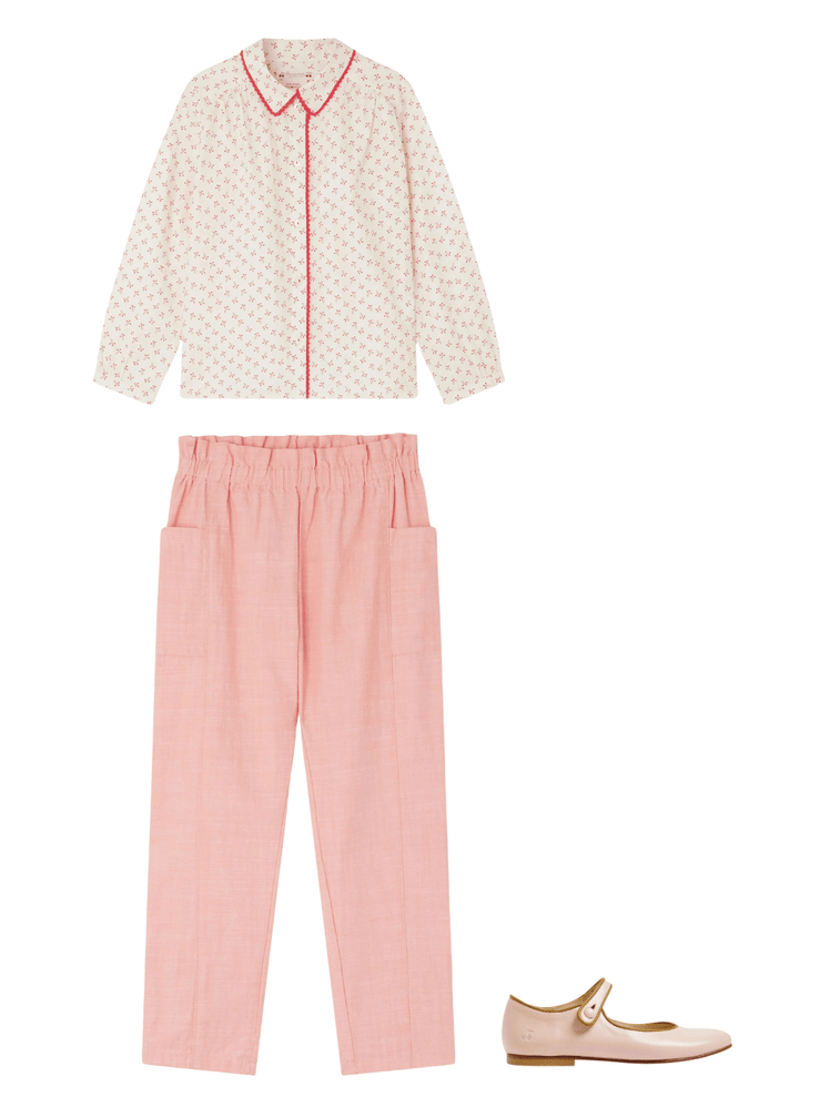 Bonpoint Girls Tiche Trousers in Pink | Childsplay Clothing