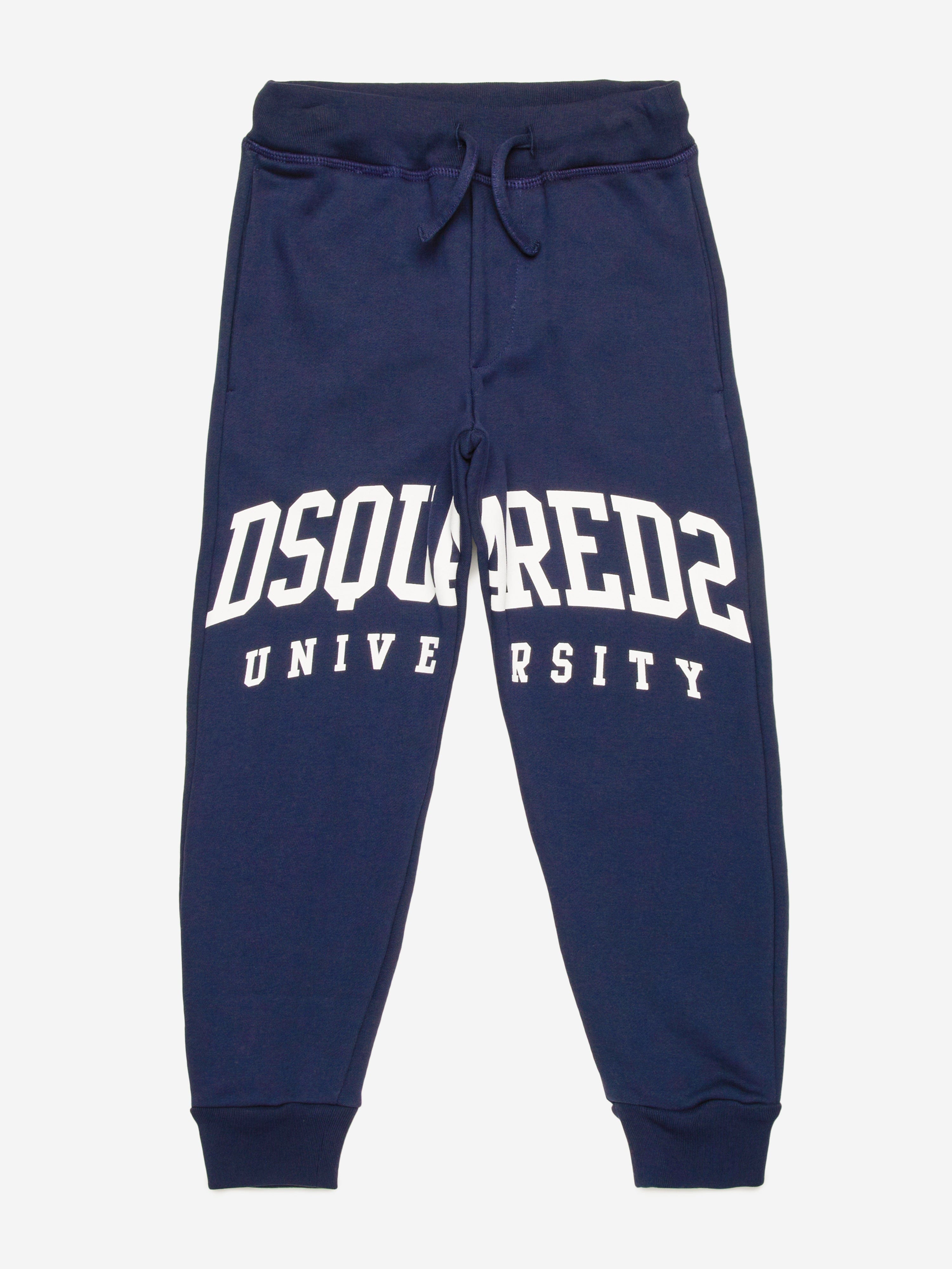 Dsquared2 Kids University Logo Joggers in Navy | Childsplay Clothing UK