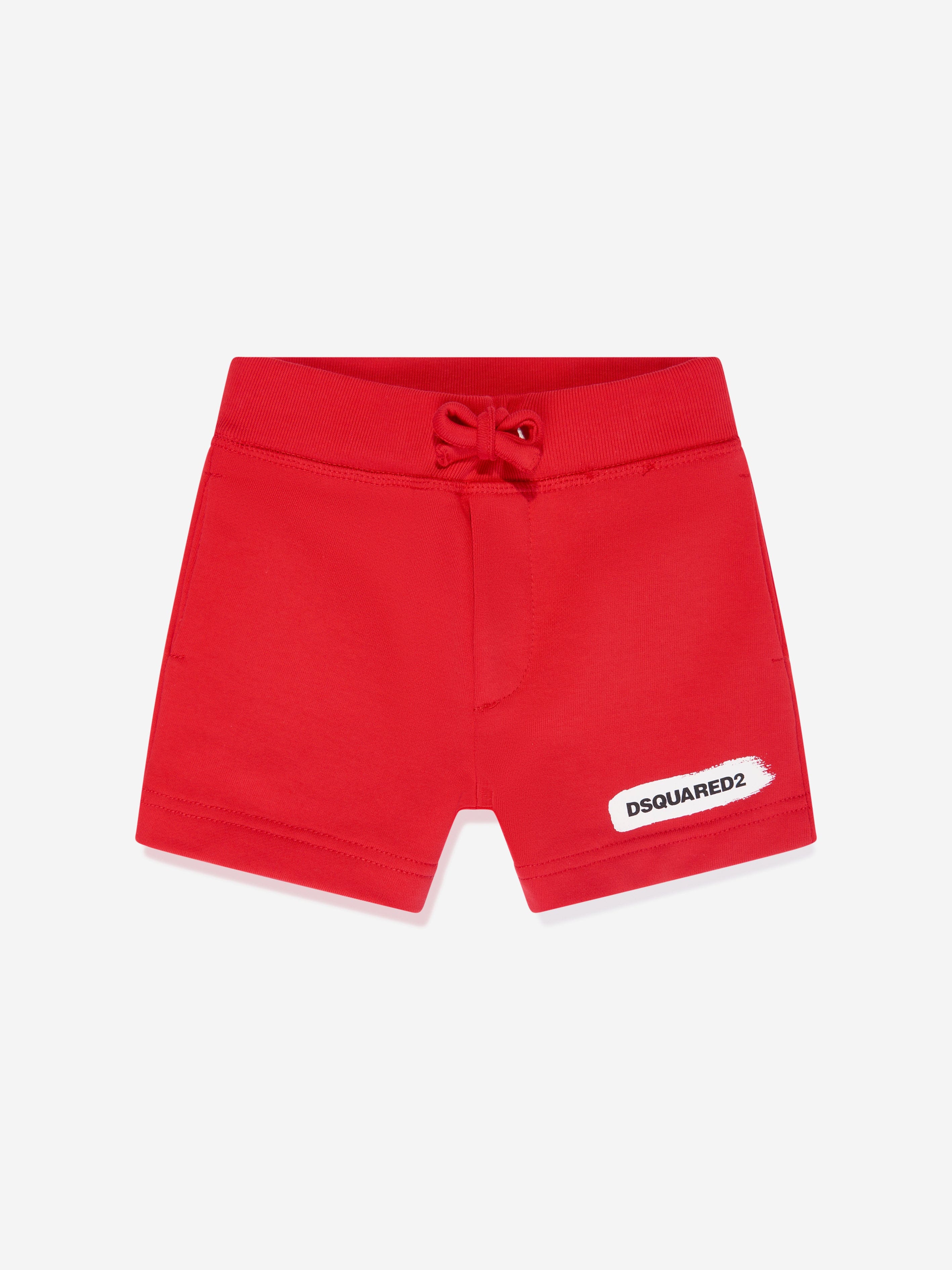 Dsquared2 Baby Logo Shorts in Red | Childsplay Clothing