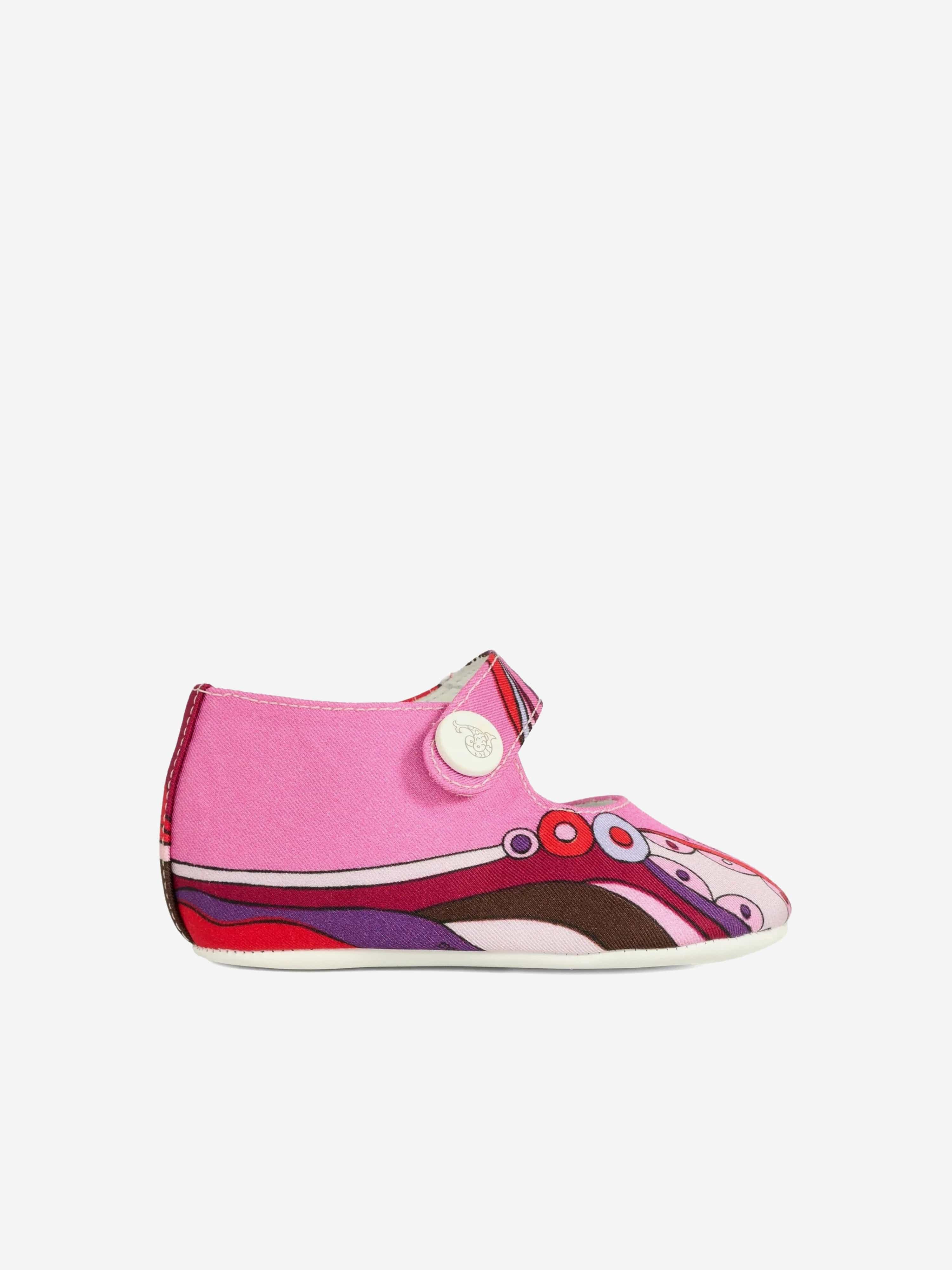 Baby Girls Orchidee Print Pre-Walkers in Pink | Childsplay Clothing
