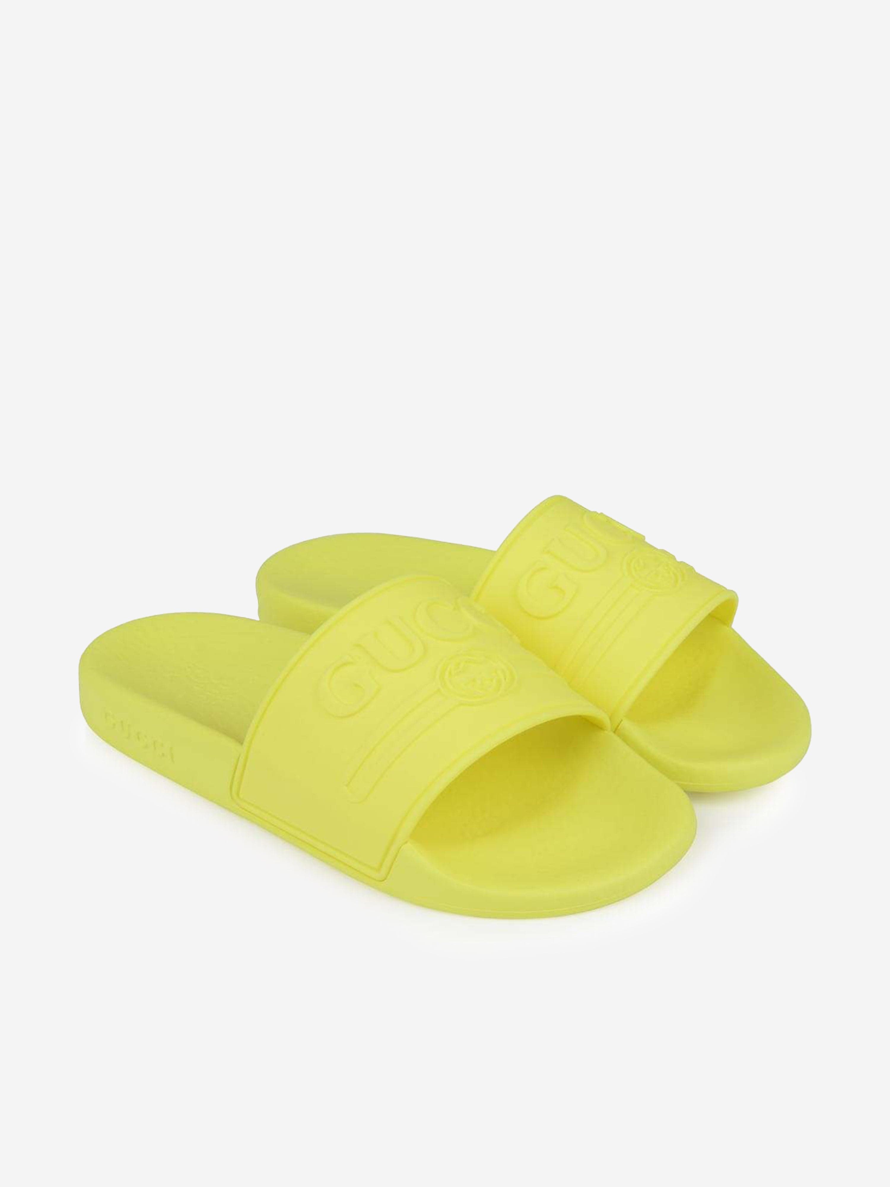 GUCCI Girls Sliders - Logo Sliders | Childsplay Clothing