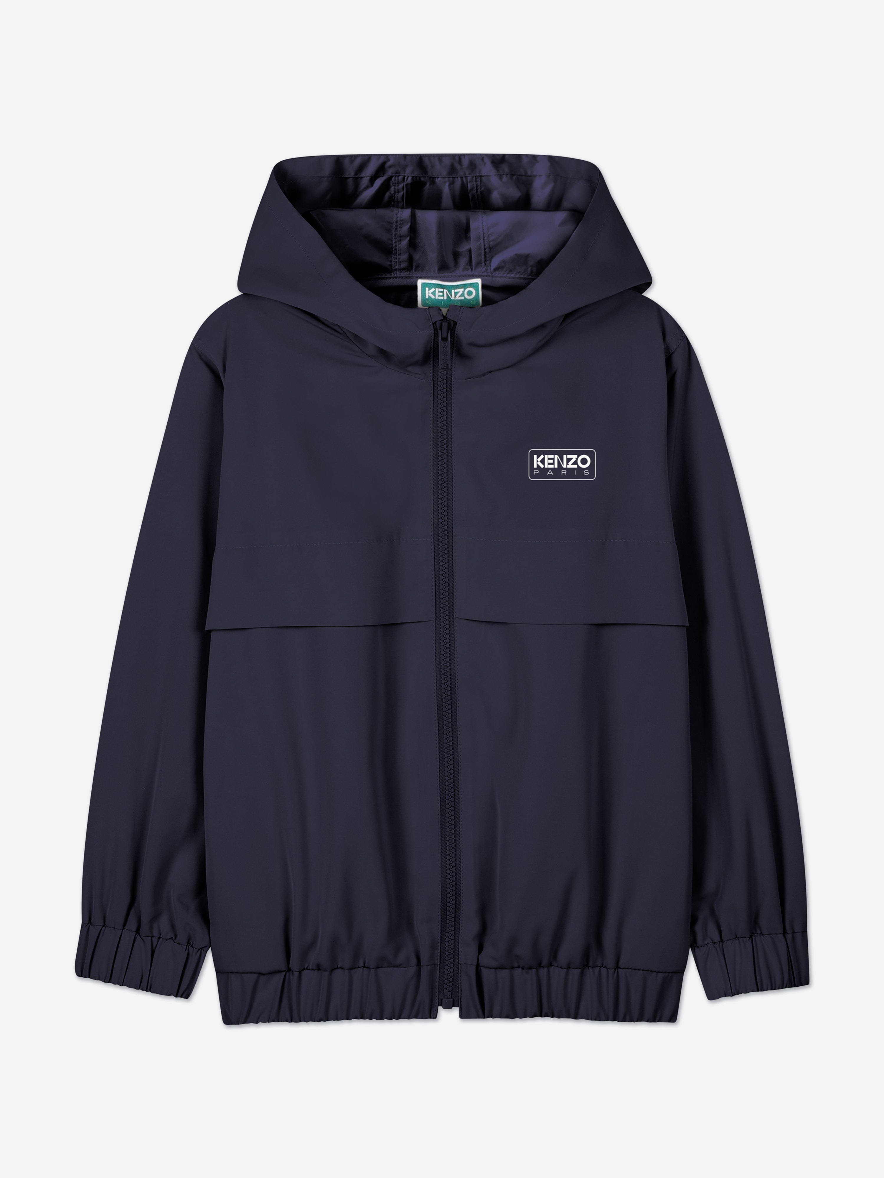 KENZO Kids Hooded Windbreaker in Navy | Childsplay Clothing
