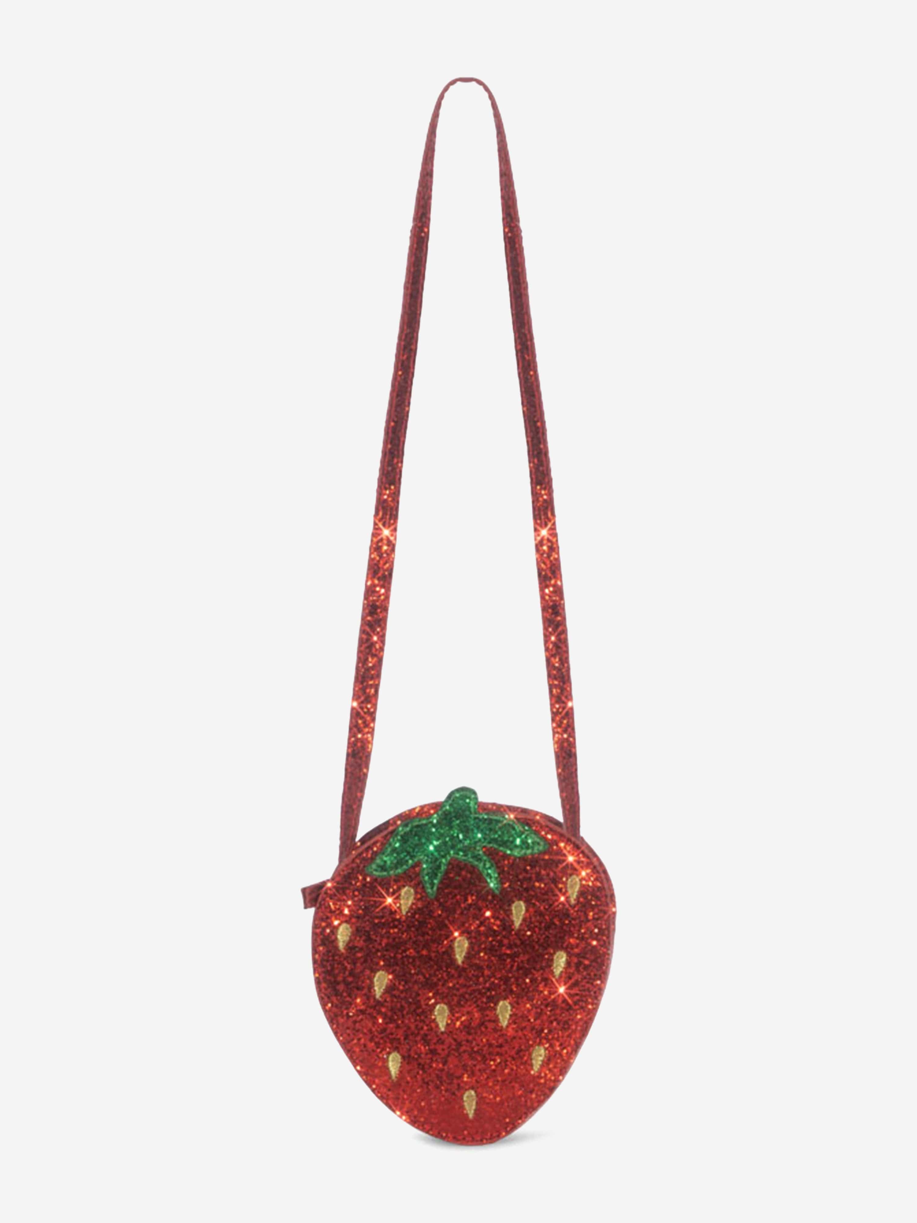 Konges Sløjd Girls Tut Strawberry Shoulder Bag in Red (15cm ...