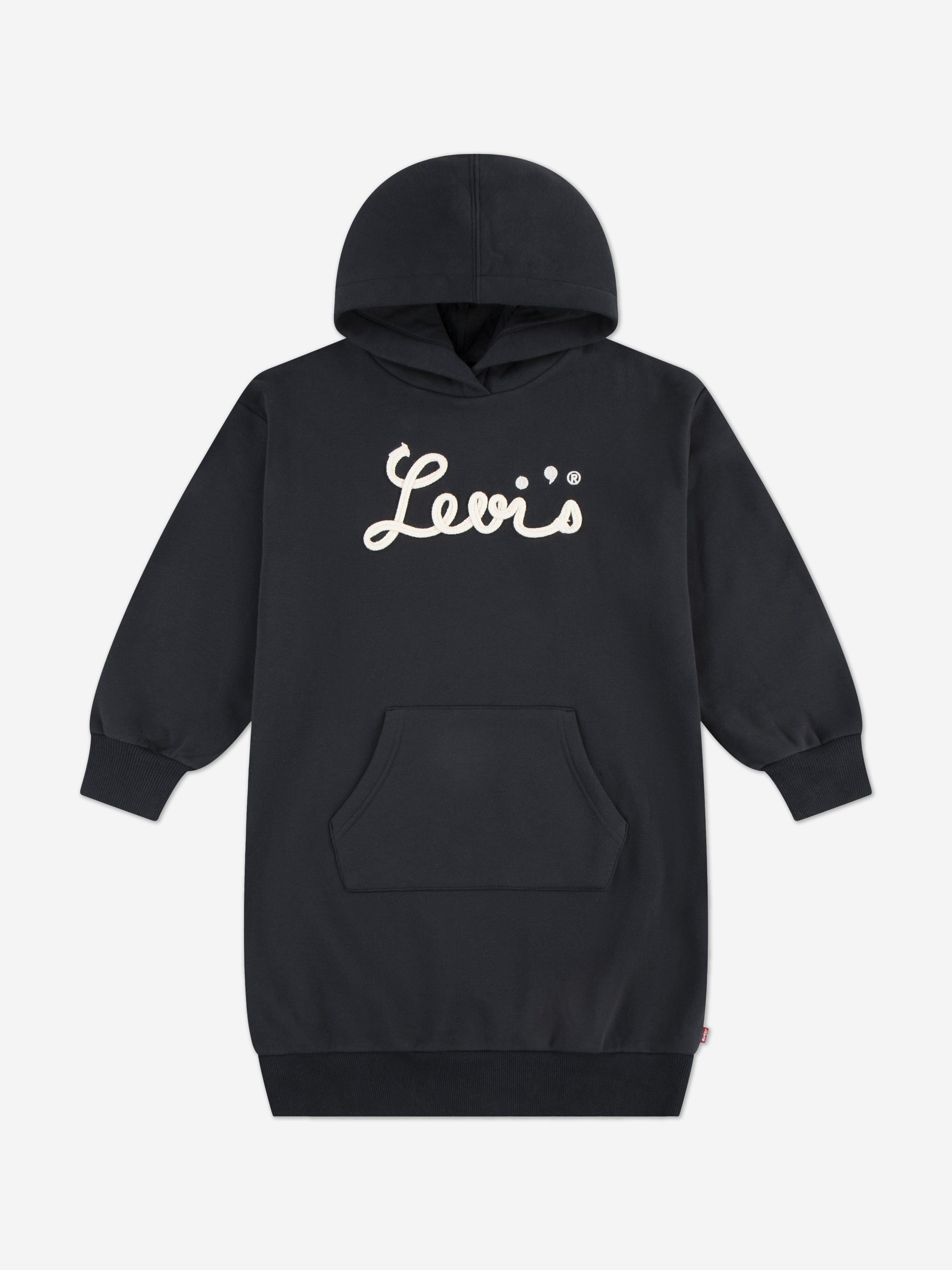 Levi's Girls Logo Script Sweater Dress in Black | Childsplay Clothing