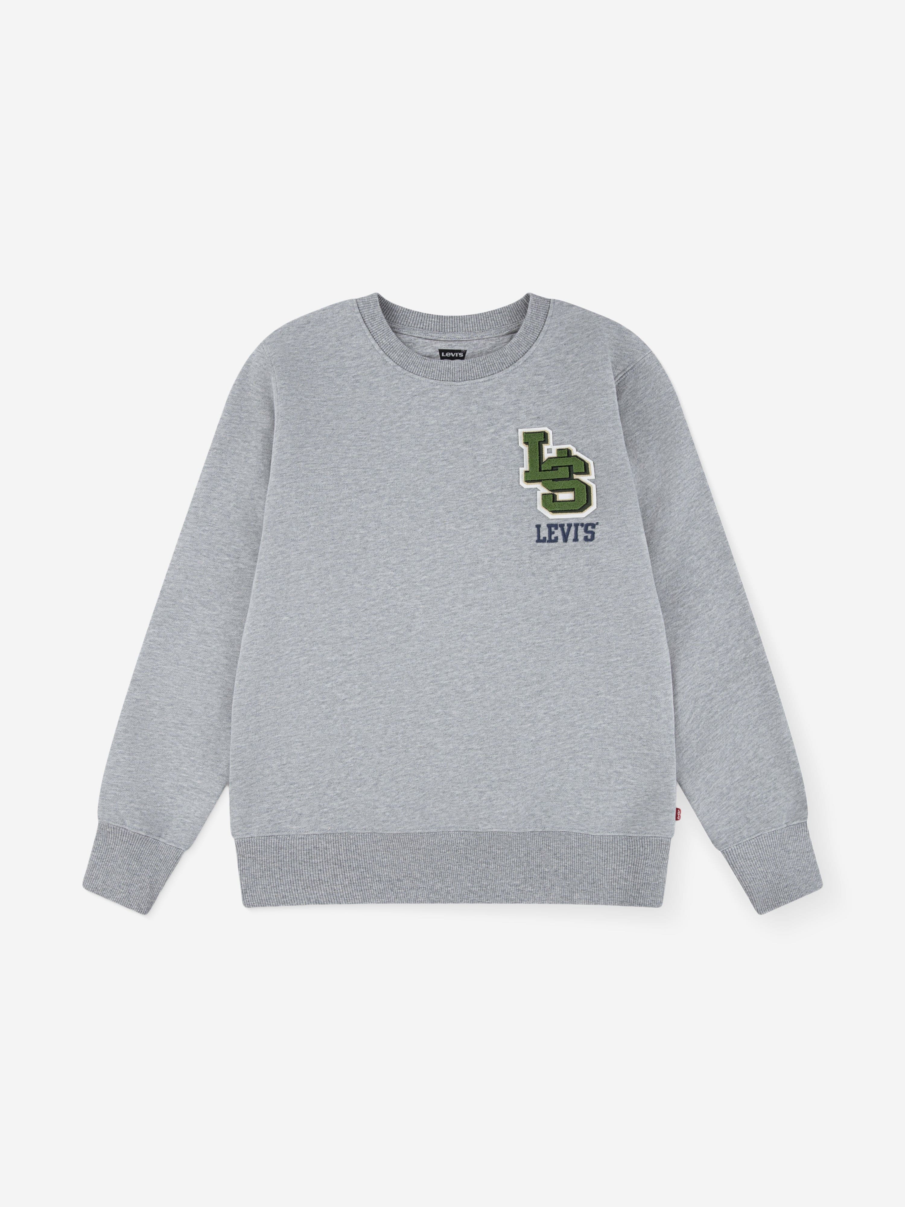 Levi's Boys Streamline Monogram Sweatshirt in Grey | Childsplay Clothing