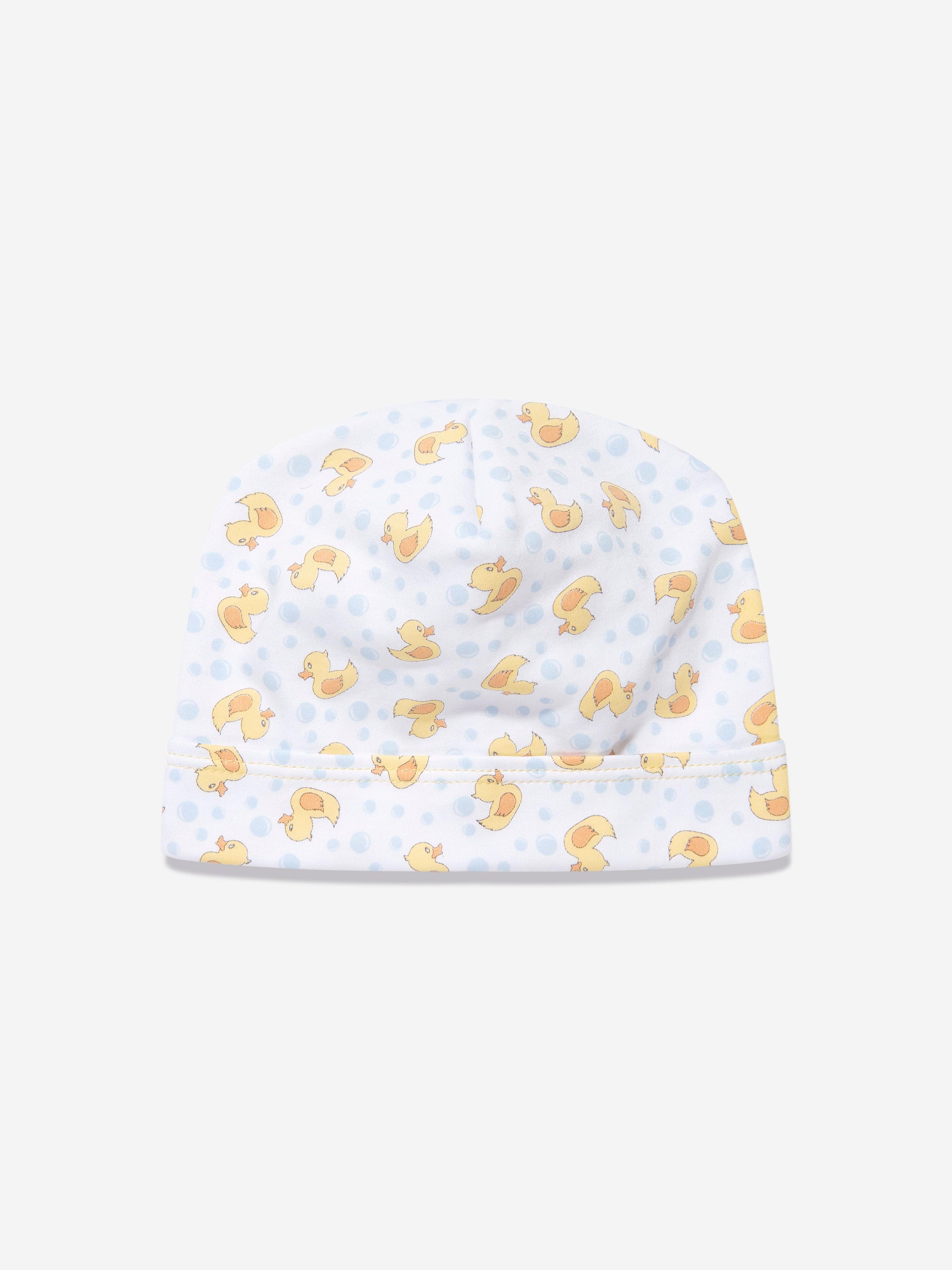 Magnolia Baby Baby Rubber Ducky Printed Hat in White | Childsplay Clothing
