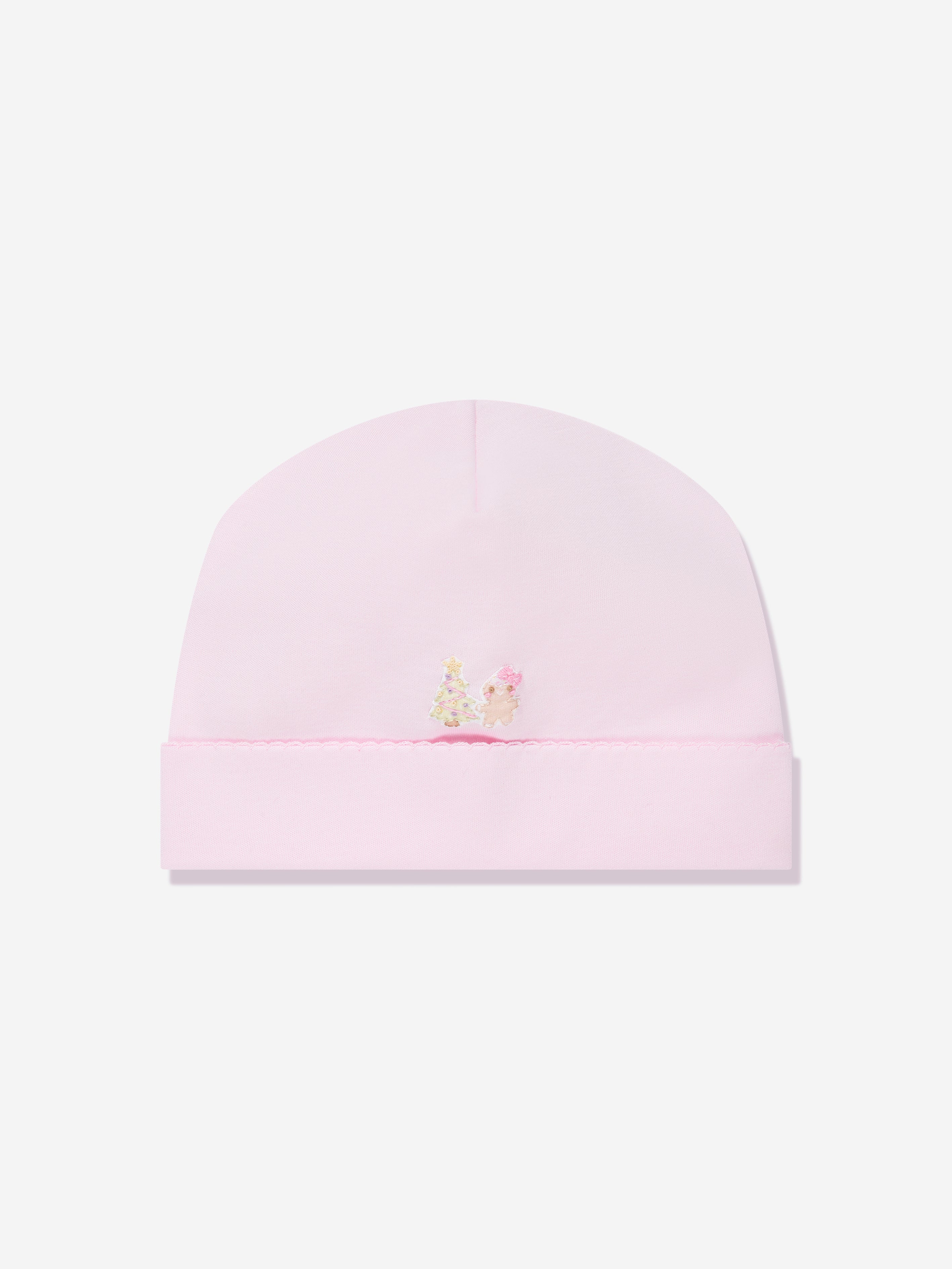 Magnolia Baby Baby Girls Sweet Gingerbread Embroidered Hat in Pink ...