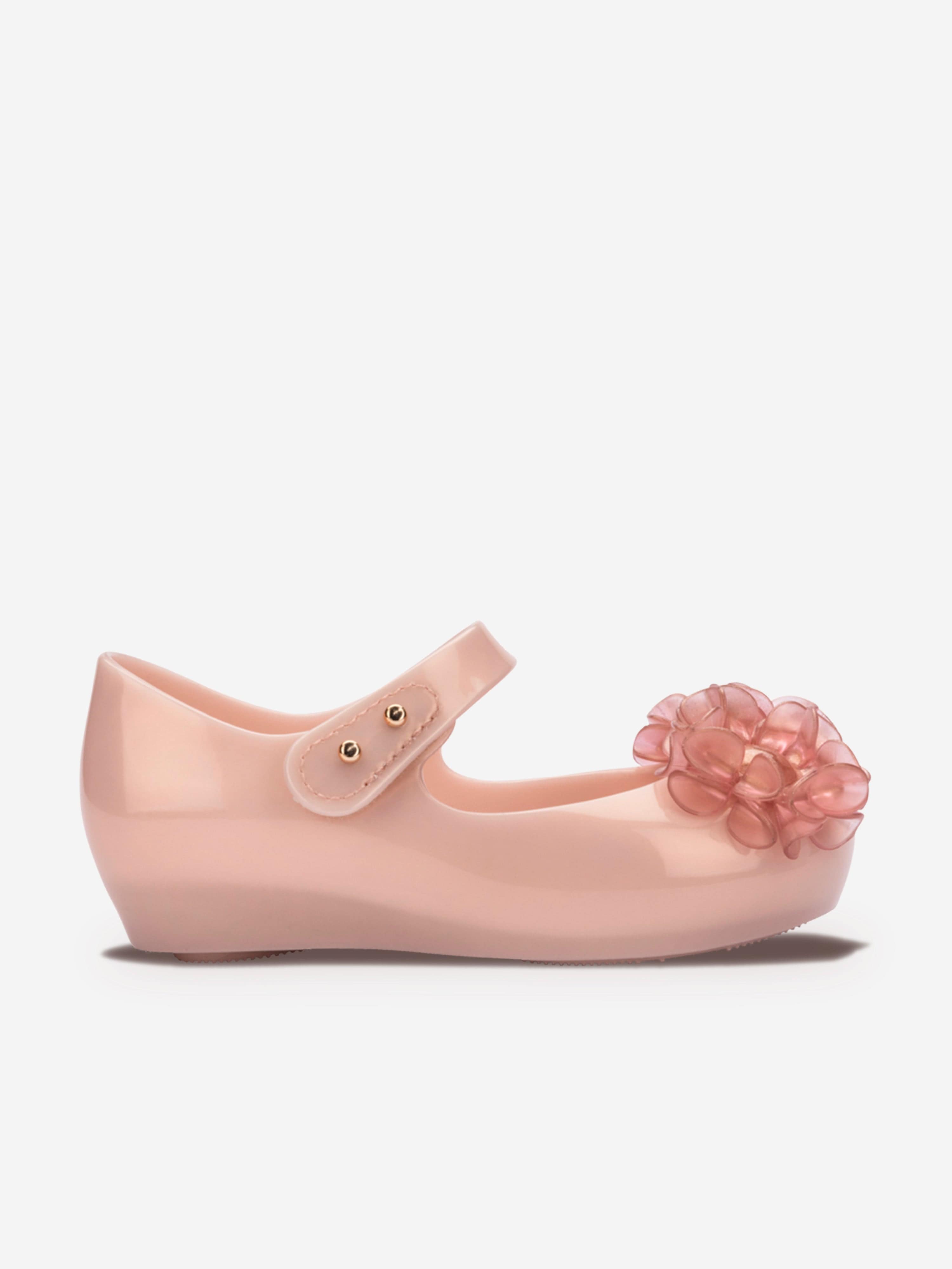 Mini Melissa Girls Ultragirl Springtime Ballerinas in Pink | Childsplay ...