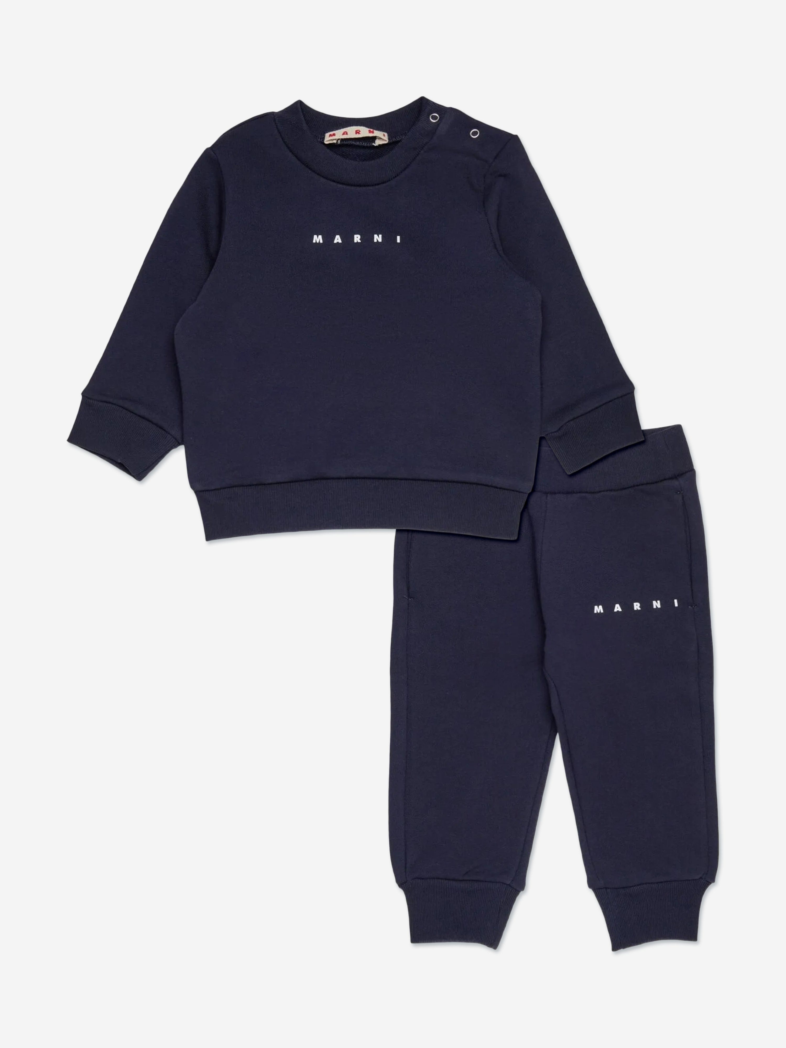 MARNI Baby Logo Tracksuit in Navy | Childsplay Clothing