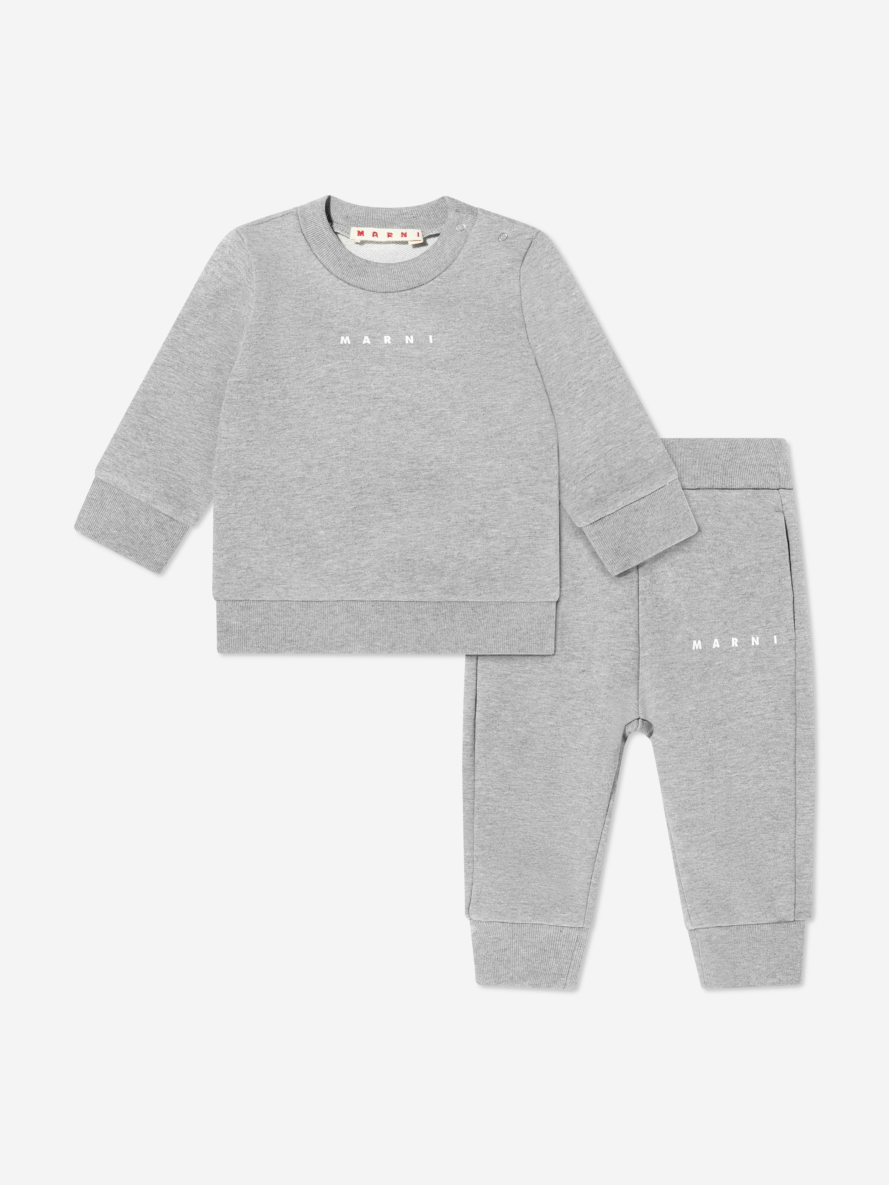 MARNI Baby Logo Tracksuit in Grey | Childsplay Clothing