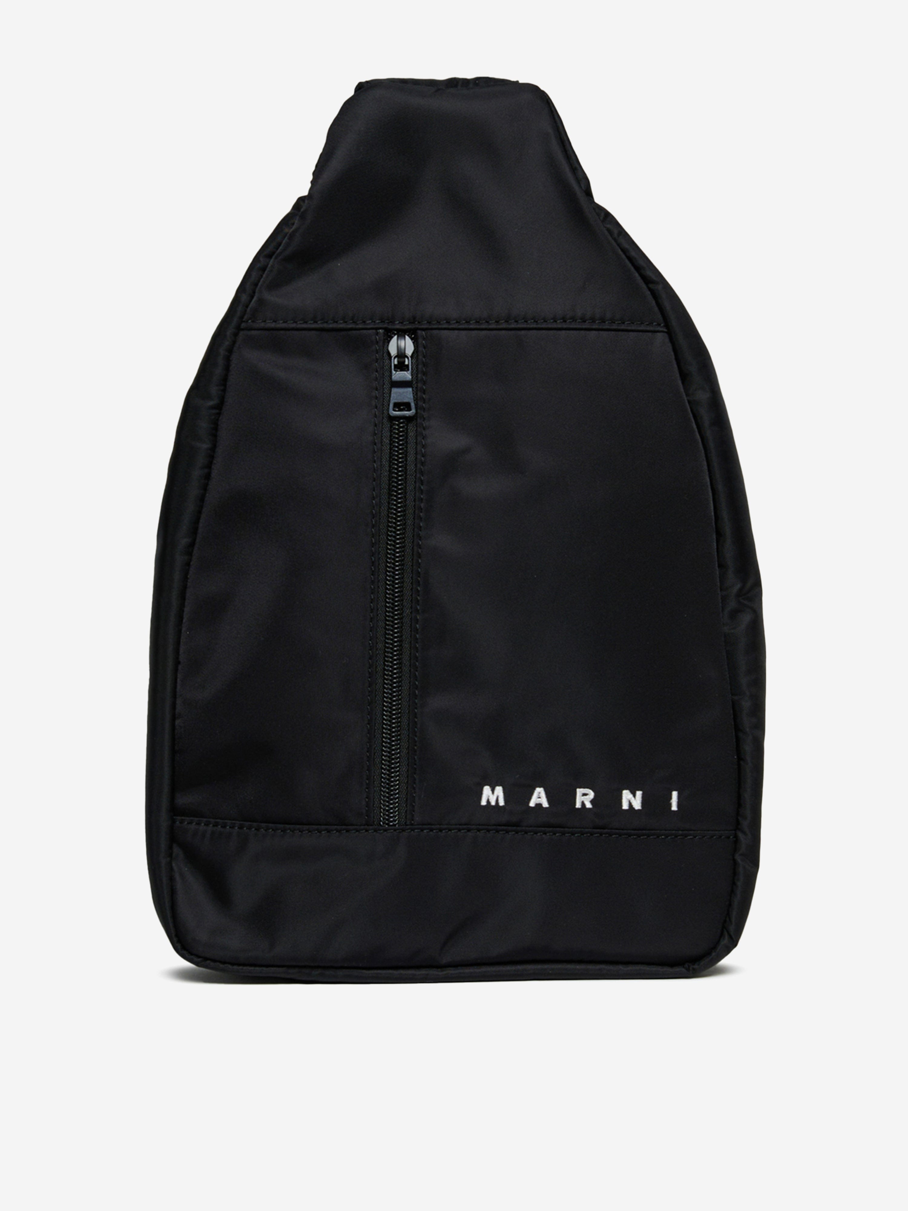 MARNI Kids Logo Backpack in Black | Childsplay Clothing