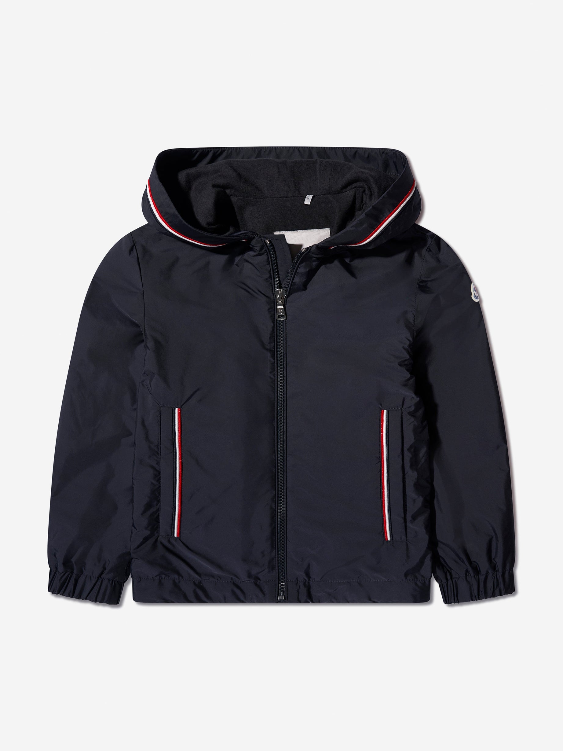 Moncler Enfant Boys Granduc Zip Up Jacket in Navy | Childsplay Clothing