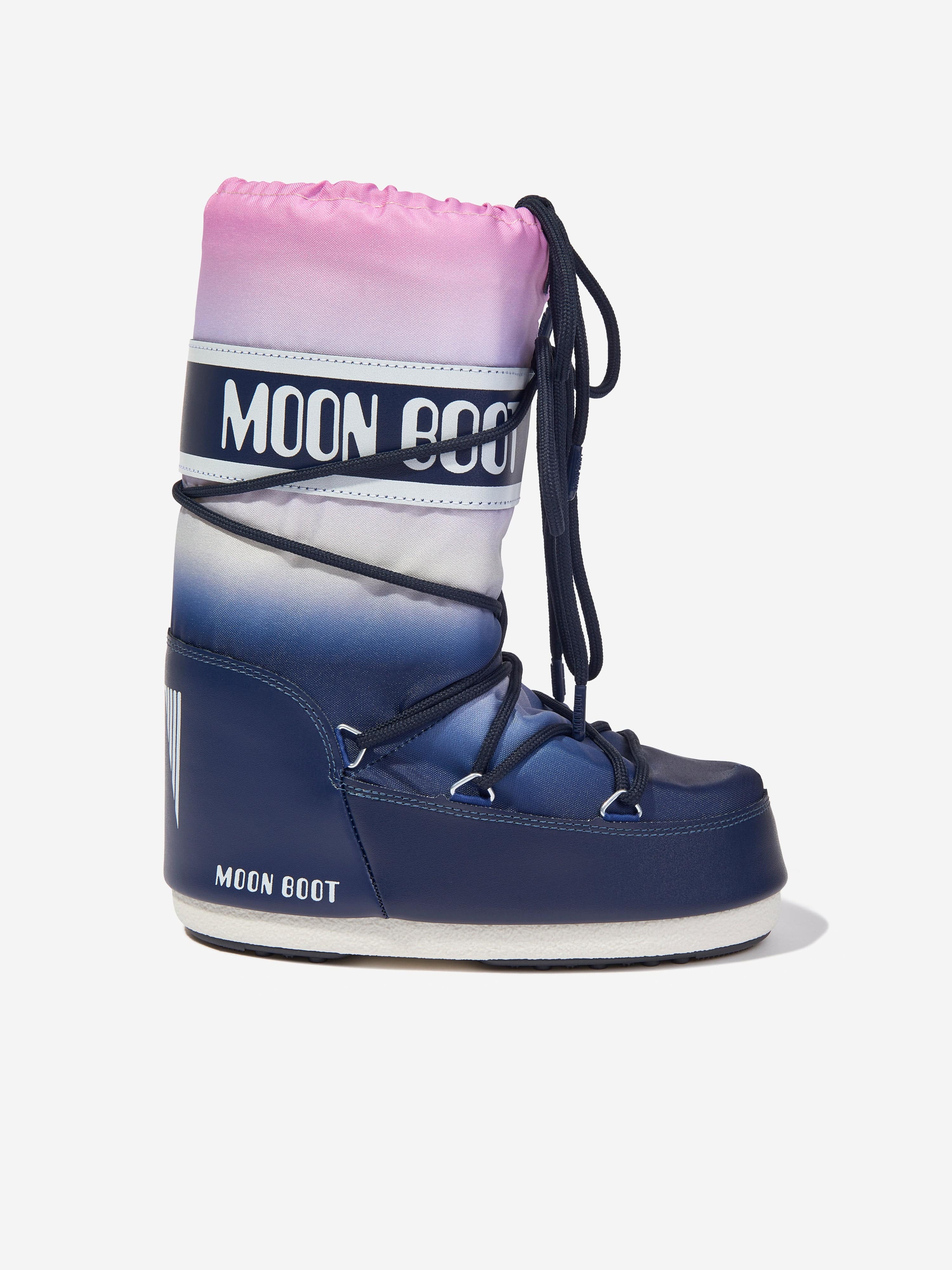 Moon Boot Kids Icon Moonrise Boots in Blue | Childsplay Clothing