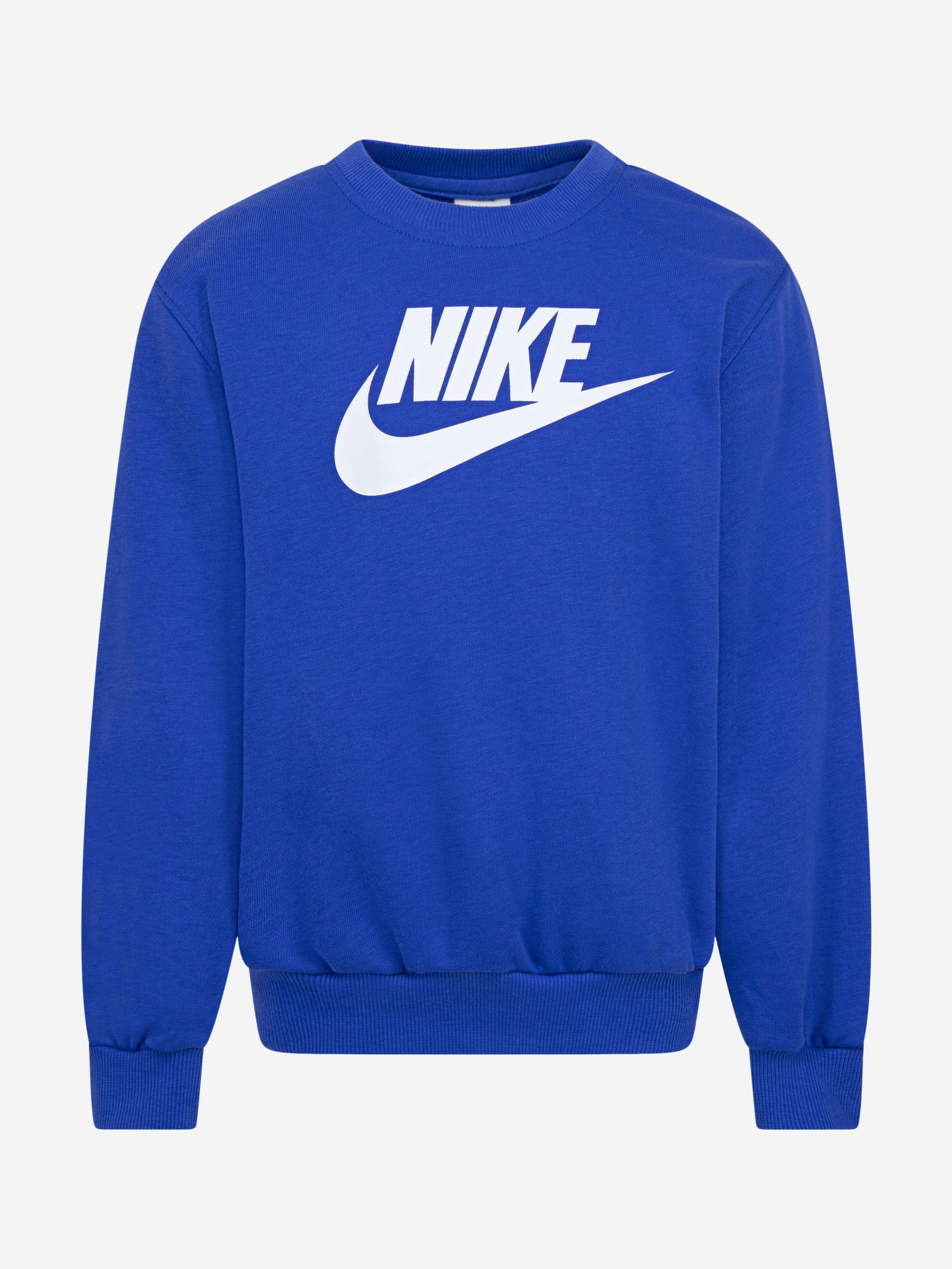 Nike Girls Logo Sweatshirt in Blue | Childsplay Clothing UK