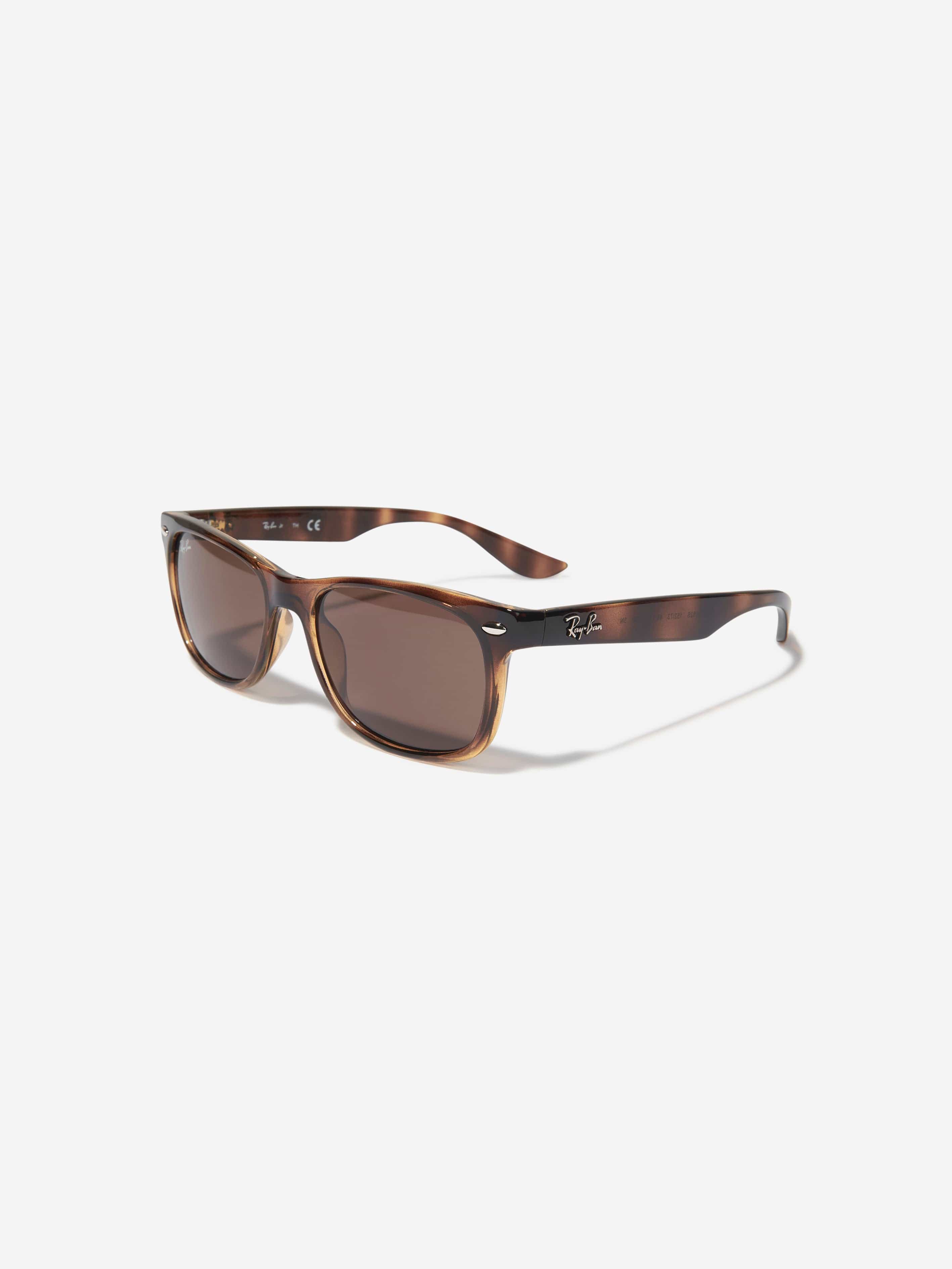 Ray-Ban Kids New Junior Wayfarer Sunglasses in Brown | Childsplay Clothing