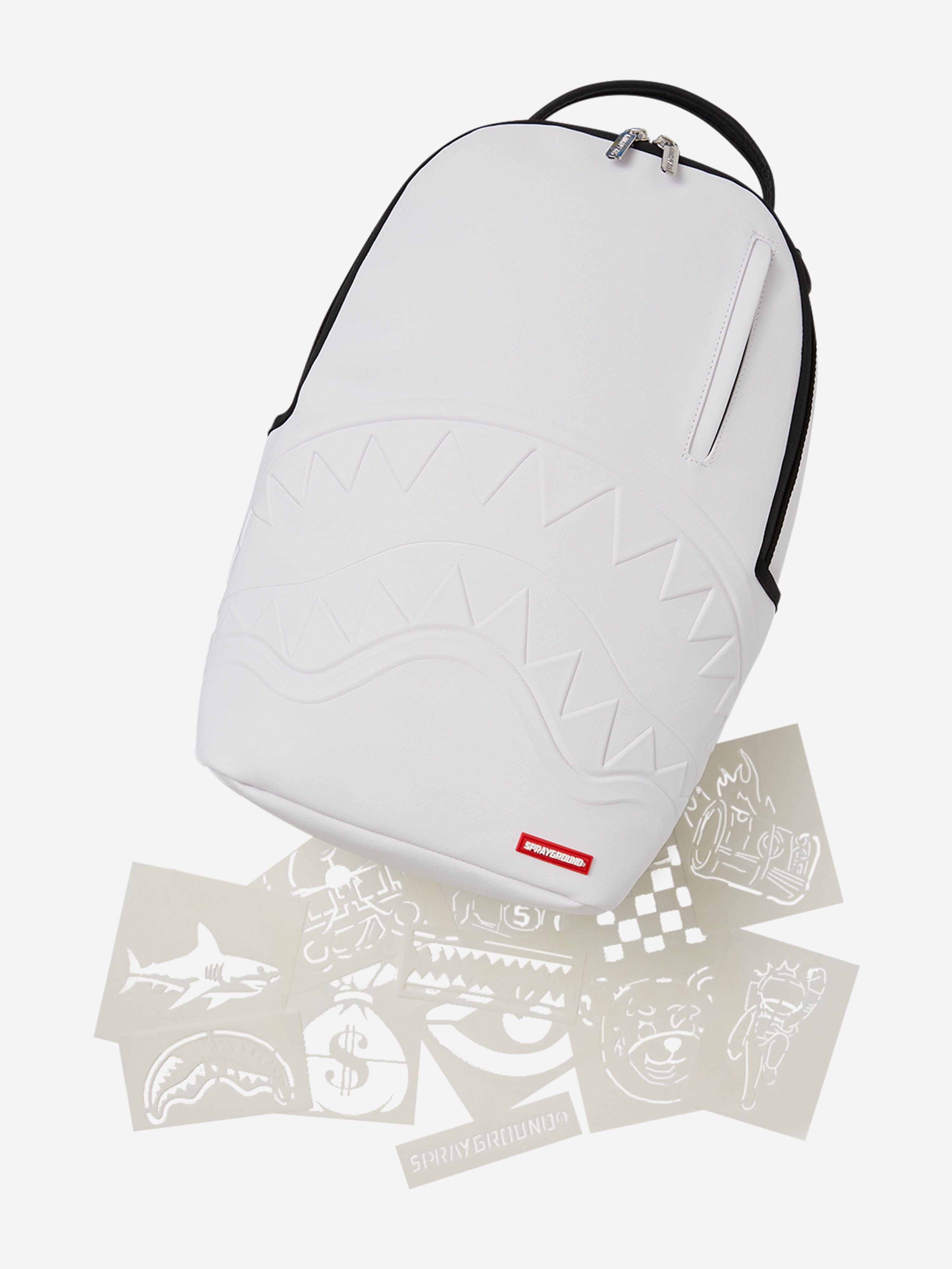 Sprayground Kids Spray Paint Your Own Backpack in White (46cm ...