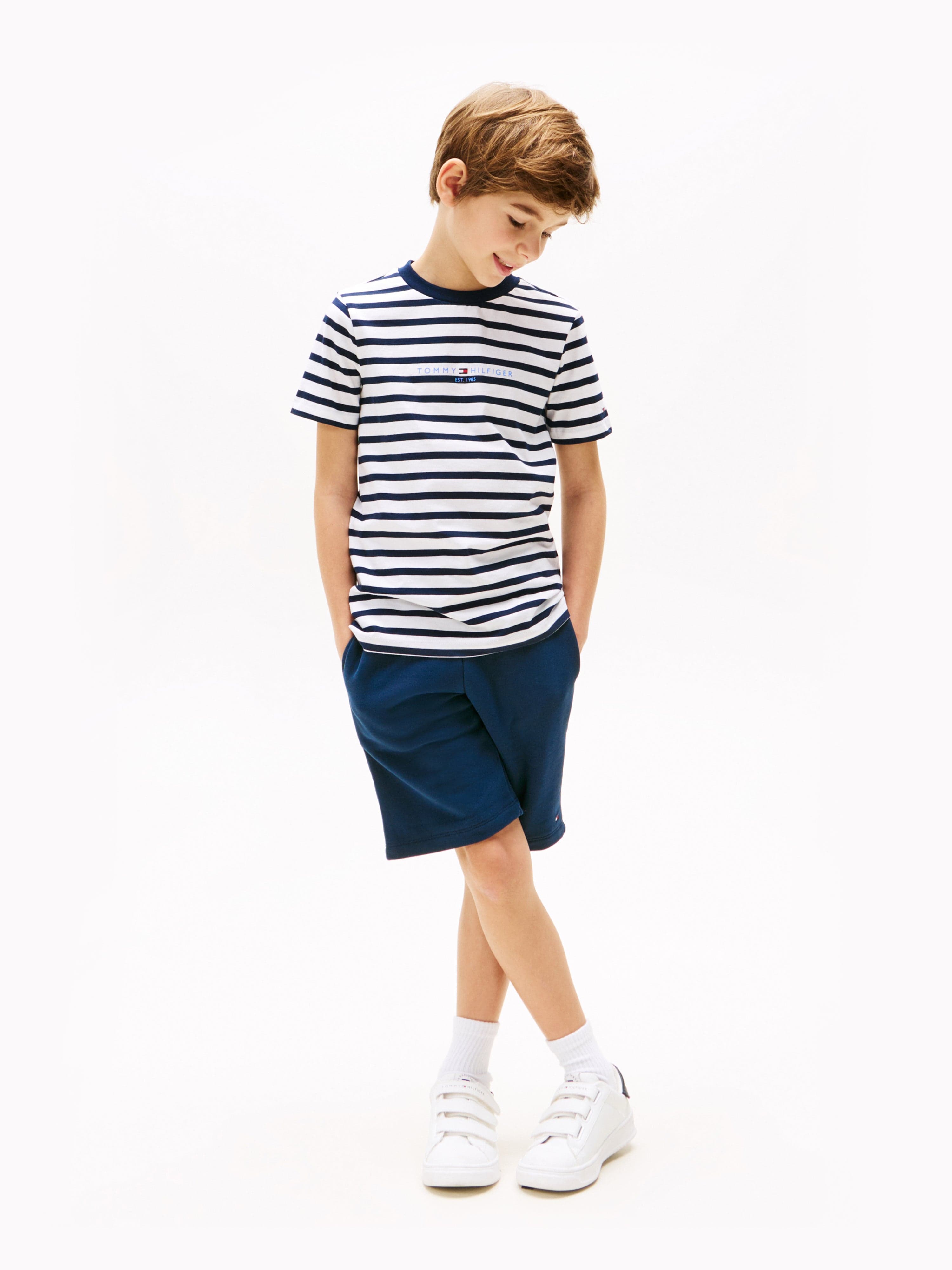 Tommy Hilfiger Boys Essential Short Set in Navy | Childsplay Clothing UK