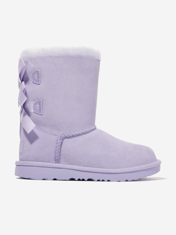 Girls Bailey Bow II Boots in Purple | Childsplay Clothing