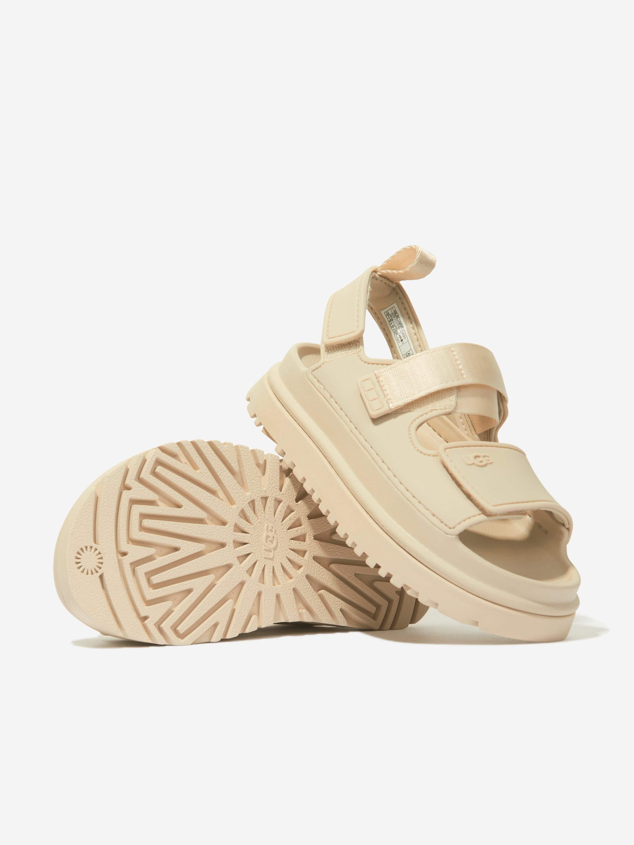 UGG Kids Goldenglow Sandals in Cream | Childsplay Clothing