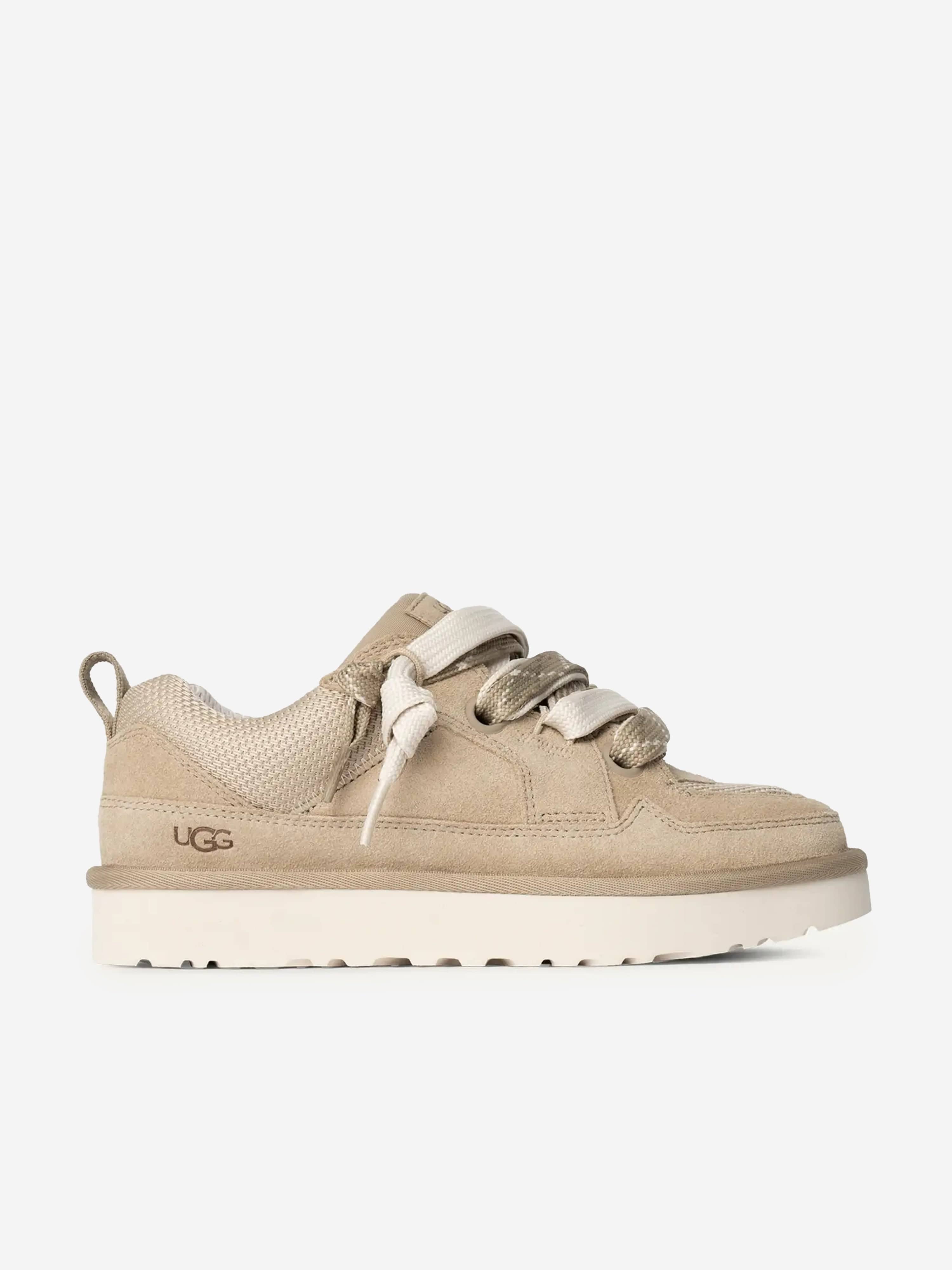 UGG Kids Lo Lowmel Trainers in Beige | Childsplay Clothing UK