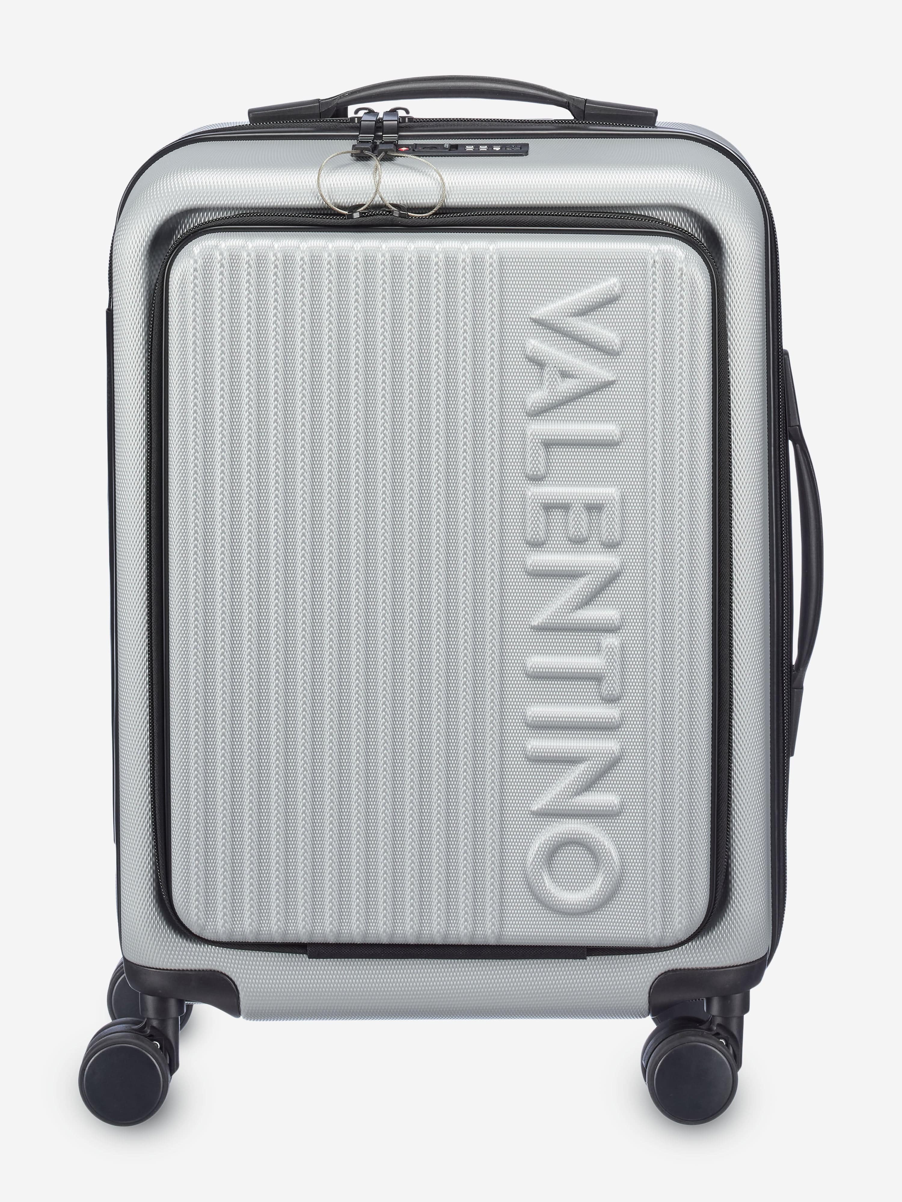 Valentino Explorer Suitcase in Silver (55cm) | Childsplay Clothing
