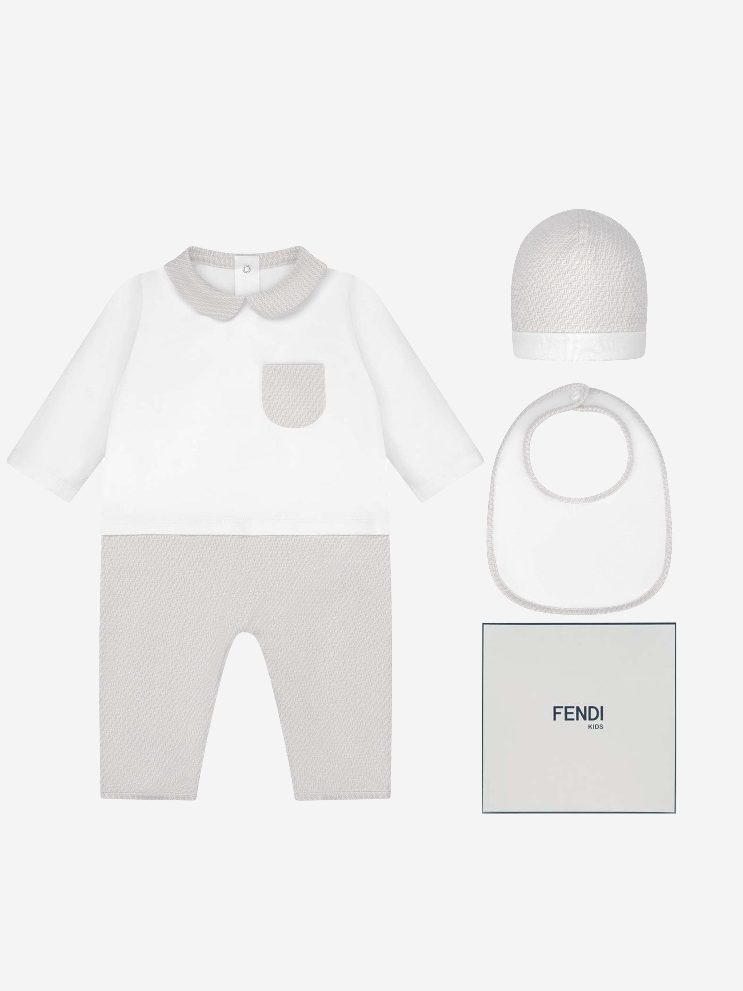 Fendi Kids - Fendi Baby Cotton Gift Set | Childsplay Clothing